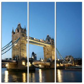 Obraz na plátně - Tower Bridge - čtverec 330B (105x105 cm)