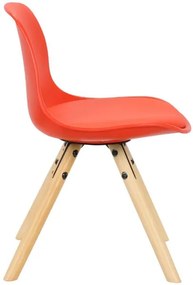 Vysoká židle Hallie červená
