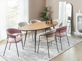 Set 2 ks jídelních židlí Marza (růžová). 1081249