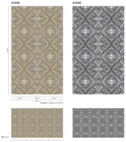 Marburg Designová velkoplošná tapeta imitace DŘEVĚNÉ PODLAHY šedá