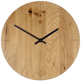 Wooded Nástěnné hodiny Sarnia z masivu DUB