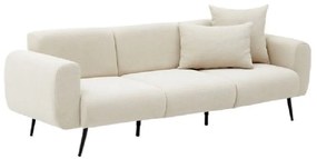 Hanah Home Třímístná pohovka SIDE krémová 235 cm