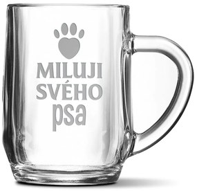 Sablio Půllitr Miluji svého psa: 0,5