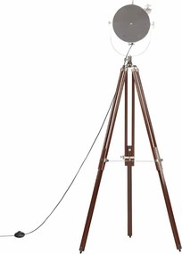 Stojací lampa na stativu masivní mangovníkové dřevo 180 cm 286203