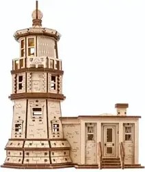 Ugears 3D dřevěné mechanické puzzle Maják Split Rock