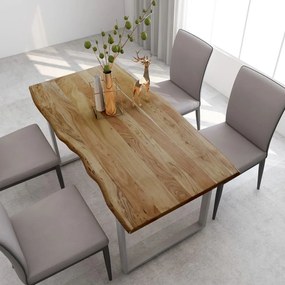 Jídelní stůl 154x80x76 cm masivní akáciové dřevo,  286477