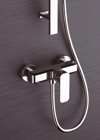Sapho Sapho, SPY podomítková baterie s bidetovou sprškou, černá matná, PY13/15