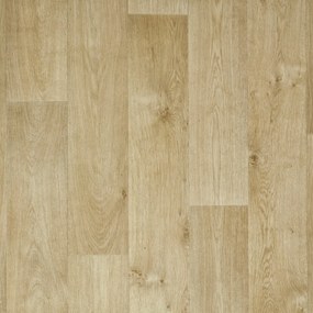 Gerflor, PVC podlaha - lino AladinTex Plus 2351 Timber Golden, na míru, šíře 4m, hnědá, filc, chodba / předsíň
