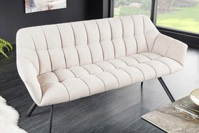 Designová lavice Vallerina 165 cm šampaňská béžová