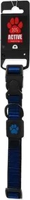 ACTIVE DOG Obojek Strong M modrý / Pro psy / Nylonový / 2x34-49 cm