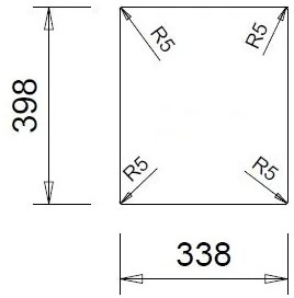 Granitový dřez Sinks CUBE 410 Granblack