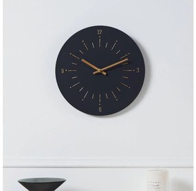 Eglo 425509 - Nástěnné hodiny TAKAHAGI 1xAA pr. 30 cm černá 425509