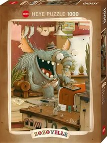 HEYE Puzzle Zozoville: Praní prádla / 1000 dílků / 50 x 70 cm