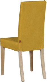 Potah na židli IKEA Harry, krátký barva žlutá látka pletený vzor