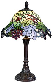 Pestrá stolní lampa Lotta v Tiffany stylu