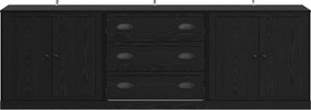 Konzole 3 ks Černý dub 210 x 35,5 x 67,5 cm Kompozitní dřevo 3402649