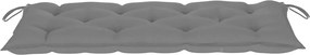 Zahradní lavice s poduškou 120 cm bambus 3063892