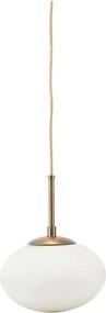 Závěsná lampa Opal 22 cm bílá