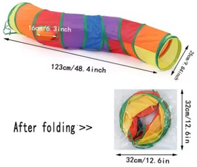 Hrací tunel pro kočky - ve tvaru "S" nebo "T" Varianta: tvar "S"