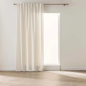 Záclona na skrytých poutech CODY, 140 x 260 cm, efekt lnu