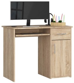 Volně stojící psací stůl Pin 90 cm dub sonoma
