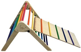 2Kids Toys Piklerové trojúhelník s deskou duhový