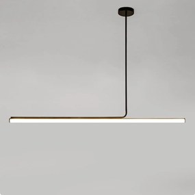 Toolight Moderní designové LED osvětlení APP1659-CP Black 120cm