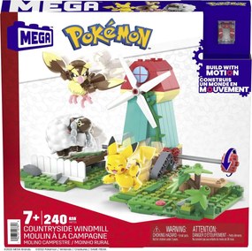 Stavebnice mattel mega construx pokémon větrný mlýn