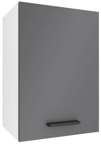 Kuchyňská skříňka Belini horní 40 cm šedý mat  TOR SG40/2/WT/SR/0/B1