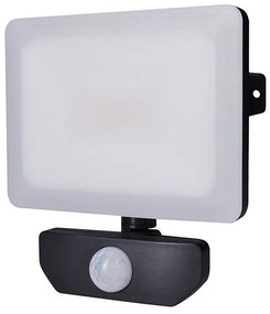 Solight LED reflektor Quick se sensorem, 20W, 1700lm, 4000K, IP44, černý