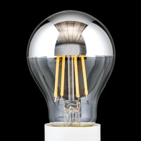 Orion LM_E27/8W_silber Stmívatelná žárovka LED Filament E27 8W