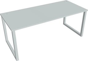 Kancelářský pracovní stůl Hobis USO 1800, bílá RAL 9016, deskabuk