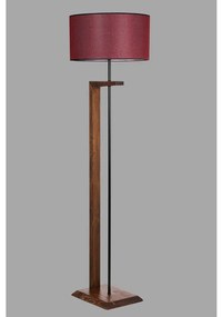 Designová stojanová lampa Jadey 163 cm bordó