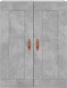 Skříň highboard betonově šedá 69,5x34x180 cm kompozitní dřevo 3199789