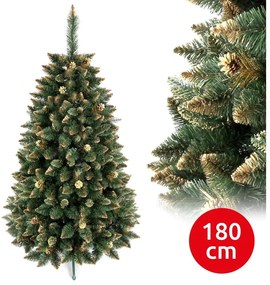 ANMA Vánoční stromek GOLD 180 cm borovice AM0048