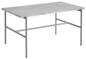 HAY Rebar Coffee Table, 80x49, Grey Marble