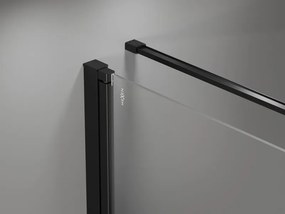 Mexen Mist-B sprchový kout pravý 70 x 100 cm, černý rám, černý - 8A2T-070-100-70-70-P