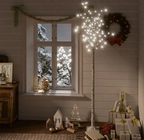 vidaXL Vánoční stromek 200 ch LED 2,2 m vrba dovnitř i ven [328686] Barva: Teplá bílá