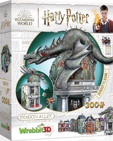 3d puzzle wrebbit 3d puzzle harry potter: gringottova banka 300 dílků