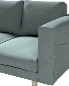 Potah na pohovku IKEA Norsborg 3-místná barva modrá látka pletený vzor