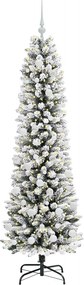 Umělý vánoční stromeček Bílá 180 cm PVC, kov a plast 3396108
