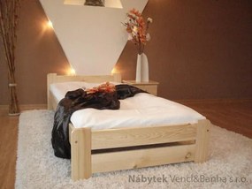dřevěná jednolůžková postel z masivního dřeva Euro maxidre