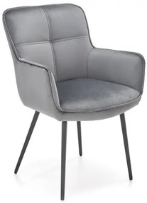 Halmar jídelní židle K463 barva: šedá