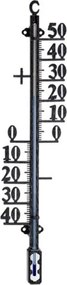 MPM Velký venkovní teploměr Temess - černý E24.4822.90.004207
