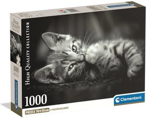 Clementoni - Puzzle 1000 Kočička