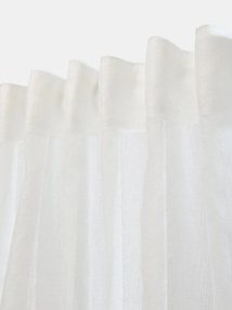 Sinsay - Poloprůhledná záclona na řasící pásce - bílá