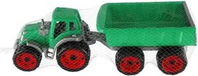 TEDDIES Traktor s vlekem / Traktor / Plast / Volný chod / 53 cm / od 3