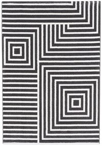 Koberce Breno Kusový koberec PASTEL ART 08/GVG, Černá, Vícebarevné, 160 x 230 cm