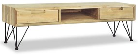 vidaXL Marketos TV stolek 120 x 35 x 35 cm masivní teak
