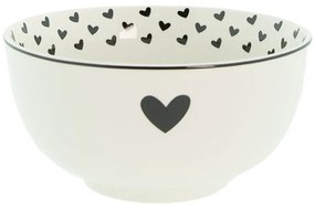 Porcelánová miska na polévku se srdíčky Love Birds – 500 ml